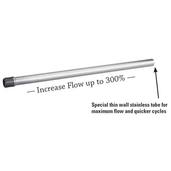 HIGH FLOW CASCADE TUBES .187 OD .167 ID 12'' OAL | DME eSTORE