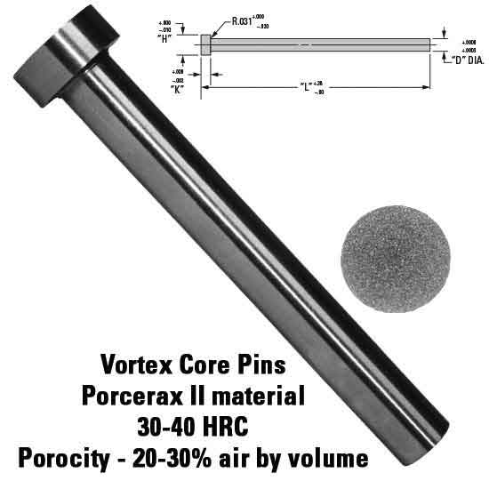 PC33M307 - Vortex Core Pins and Plugs | DME eSTORE