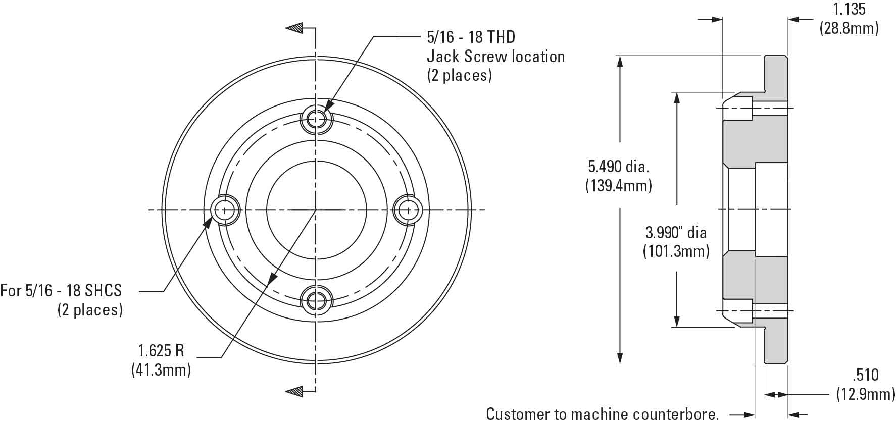 LOCATING RING 3.990'' DIA | DME eSTORE