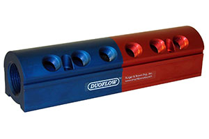 DUOFLOW AL MANIFOLD 16 PORTS 3/4'' INLET 1/4'' PORT SIZE | DME eSTORE