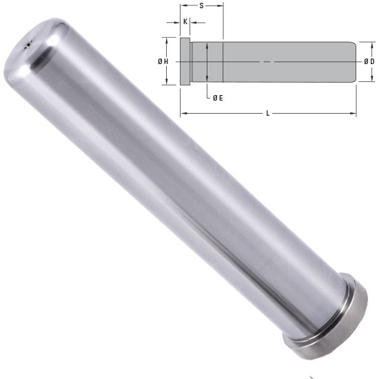PF5006GL - Inch Guided Ejection Guide Pin | DME eSTORE