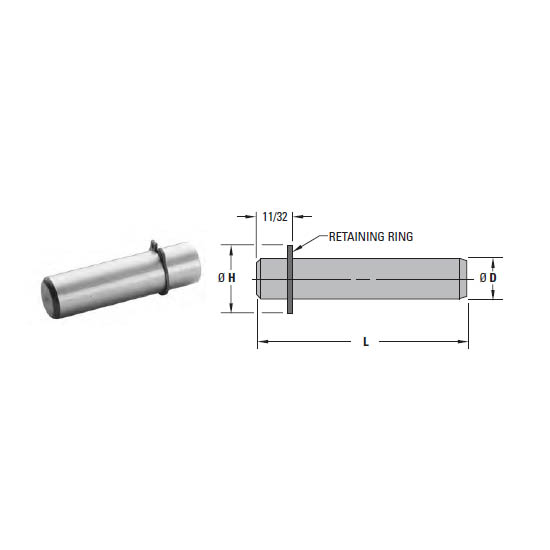 4900 - Inch Straight Leader Pin | DME eSTORE