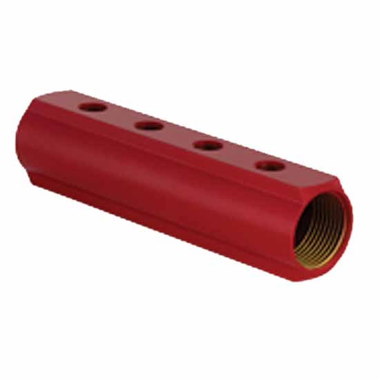 BRASS 10 1/2 PORTS 1INCH INLET RED 350F 230PSI MAX | DME eSTORE