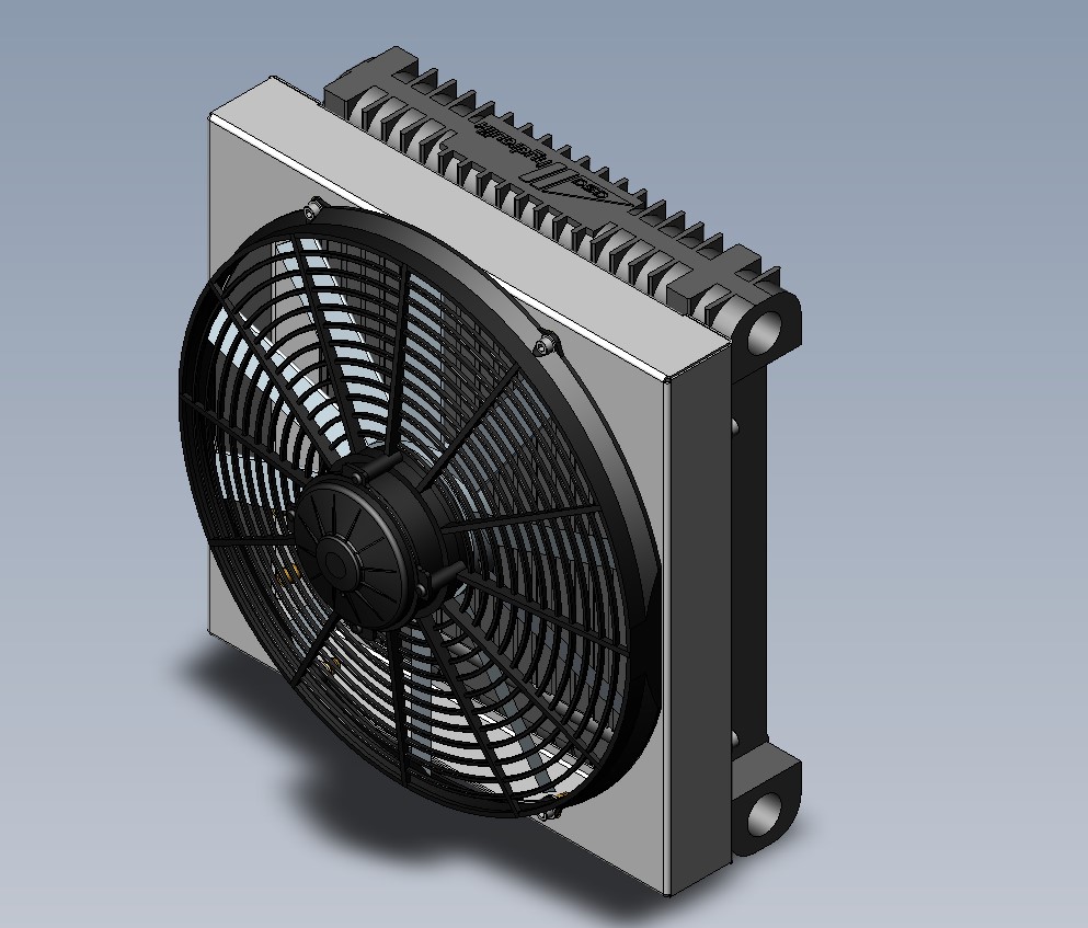 COOLER, OIL ASA W/ 12V DC FAN | Schwarze eStore