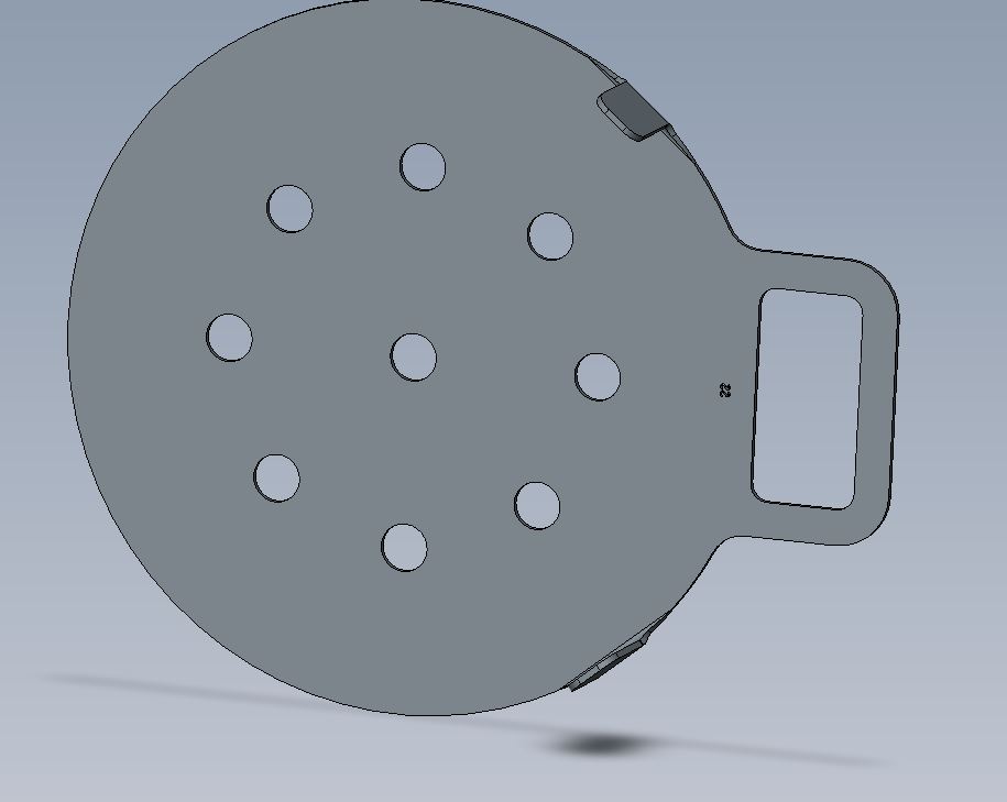 HAND HOSE BLOCK-OFF PLATE | Schwarze eStore