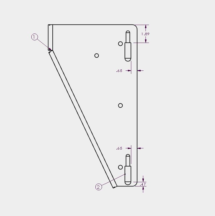 WELD, LH HINGE SUPPORT | Schwarze eStore