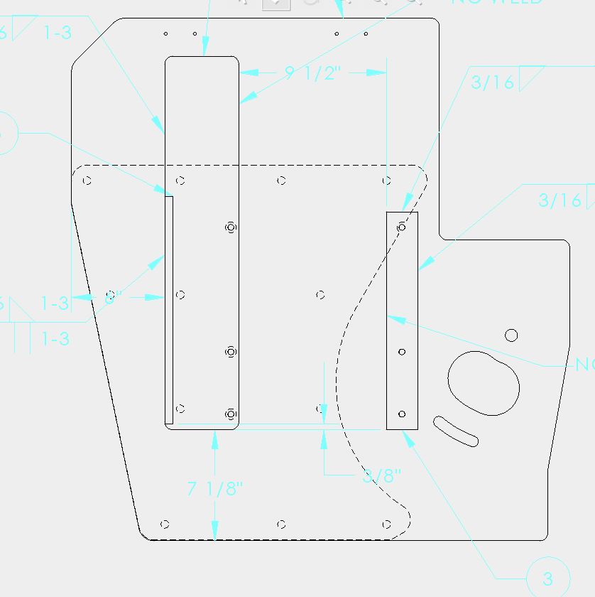 PLATE,RH ELEVATOR SIDE,LOWER | Schwarze eStore