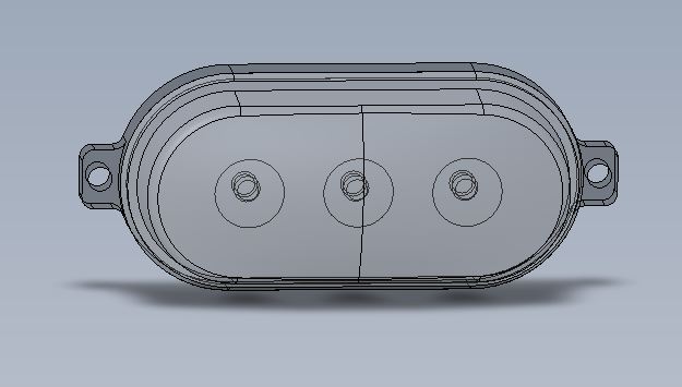 STROBE, 3 LED AMBER | Schwarze eStore