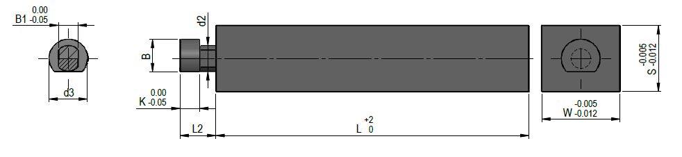 Rectangular core 19 x 16 x 76 for F3072 | DME eSTORE