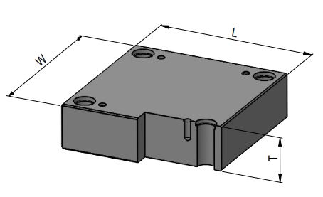 KM20/100x130x36/1.2312 Cavity plate | DME eSTORE