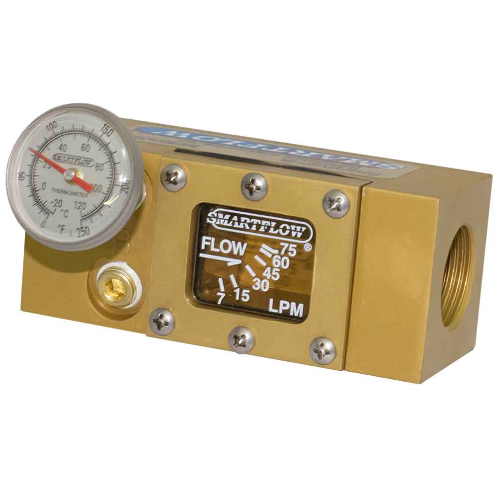 FLOW+TEMP METER 3/4'' UP TO 75LPM | DME eSTORE