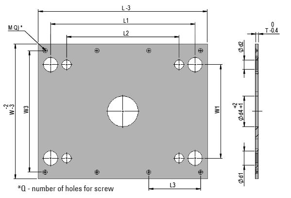 INSULATING PLATE R44 206X196 124/060/124 | DME eSTORE
