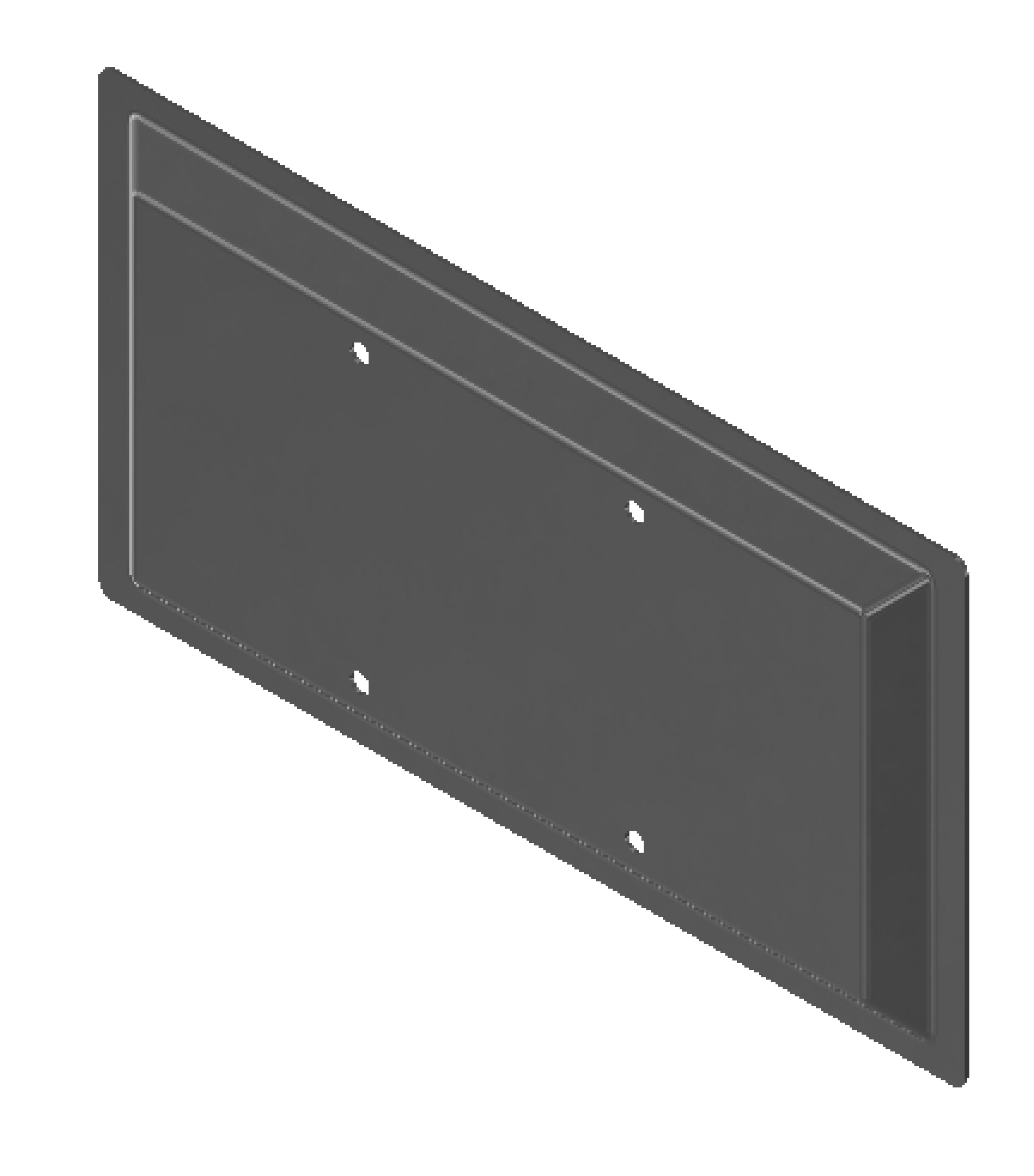 PLATE-ALUM LUG DR LOCK COVER DBL | REV Parts Store