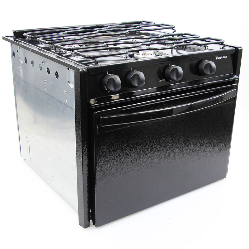 RANGE MAGIC CHEF/MAYTAG DROP IN RV RANGE- 3 BURNER GAS BLACK 16 ...