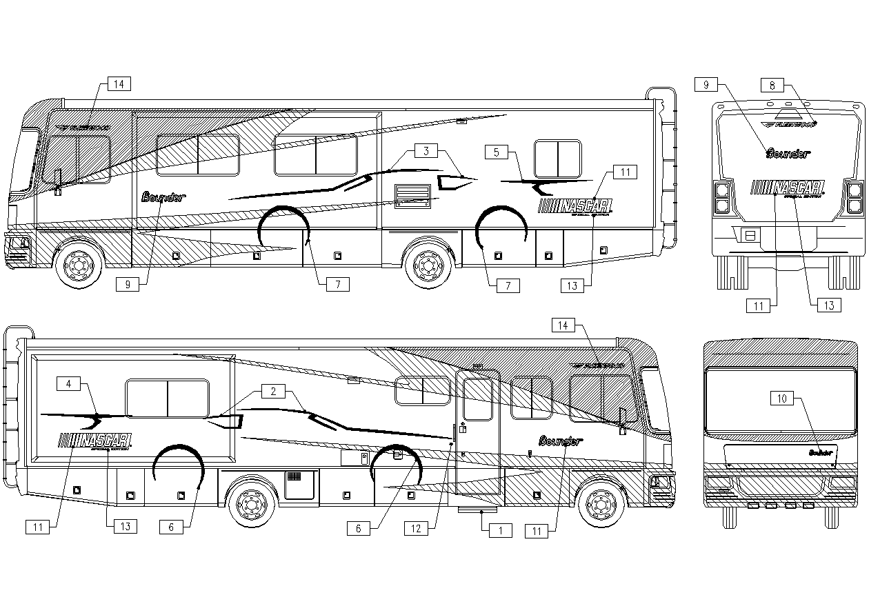 PRINT-GRAPHICS-2005 BOUNDER AL L | REV Parts Store