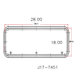 DR-LUG 28 X 18 RC W/O LK OXWHT DR97 | REV Parts Store