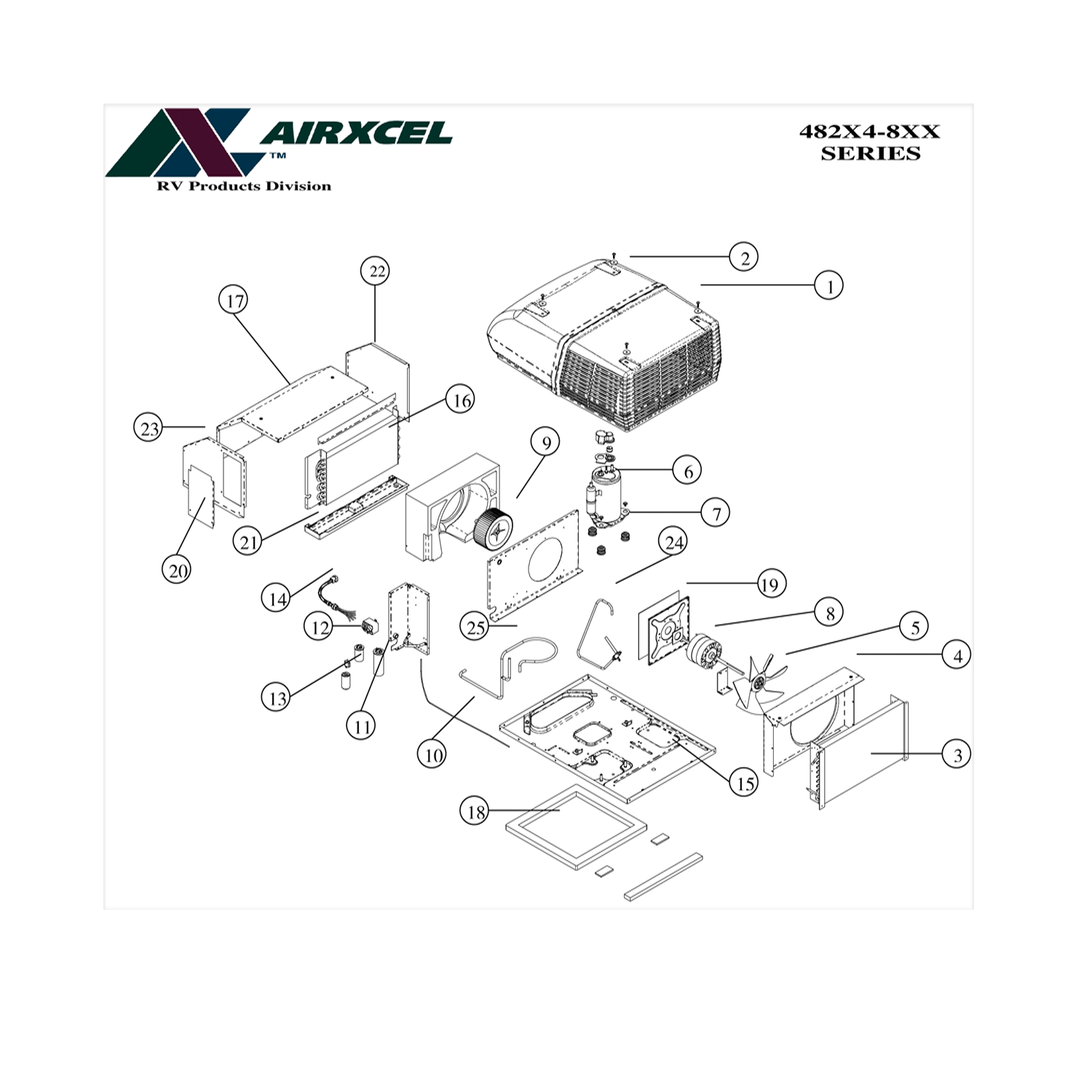 A/C- 15M BTU /ARXL 48254-876C17-4418 | REV Parts Store